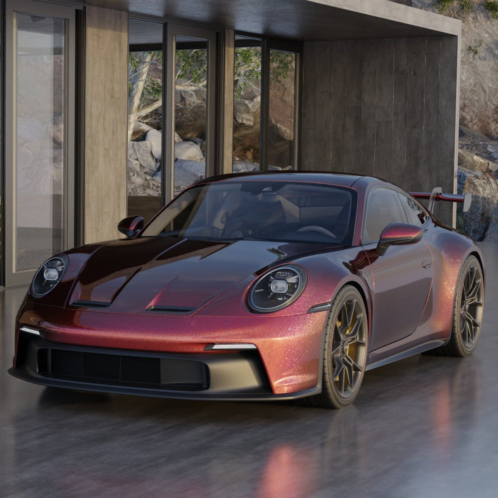 Hyper Gloss Paint Metallic Wine Red PPF - Aura Color PPF – Aura Vinyl